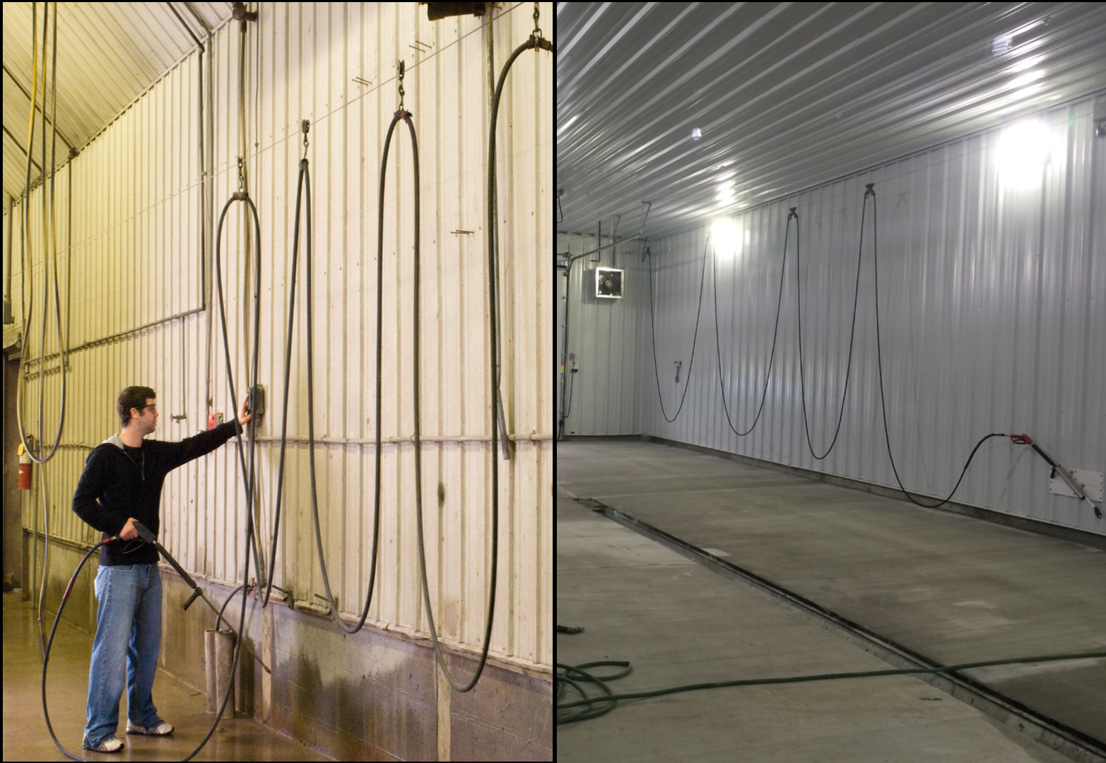 Wash Bay Design - Hose Management - Hotsy Cleaning Systems